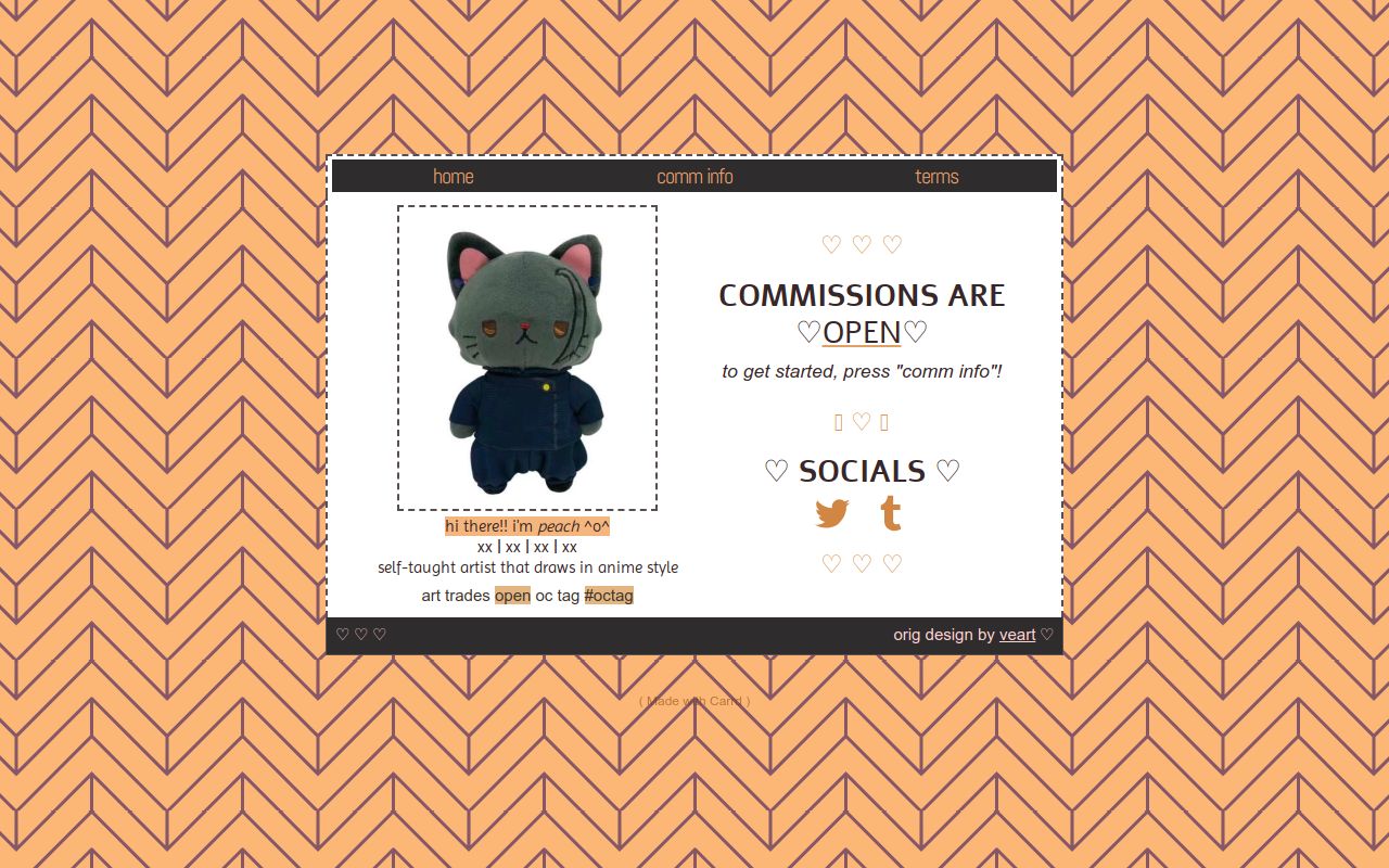 Peaches Commissions!